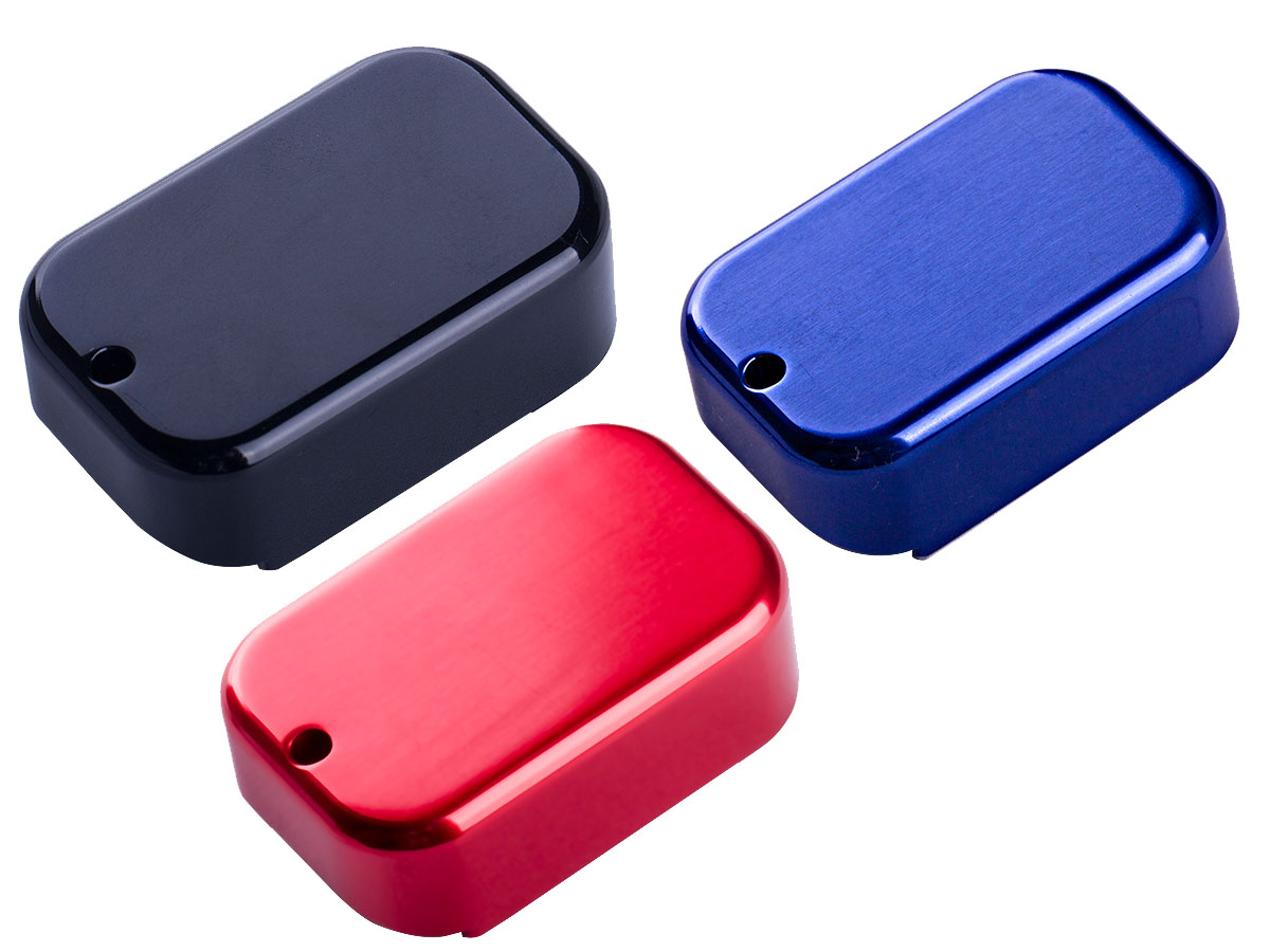 Tactical Aluminum Magazine Base Pad For 9mm 40 Glock Black Red Blue Tactical Aluminum Magazine Base Pad For 9mm 40 Glock Black Red Blue