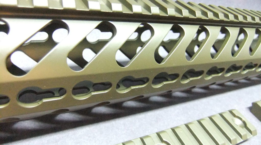 16" Inch Hunting OD Green / Dark FDE KEYMOD Free Float Handguard Fore ...