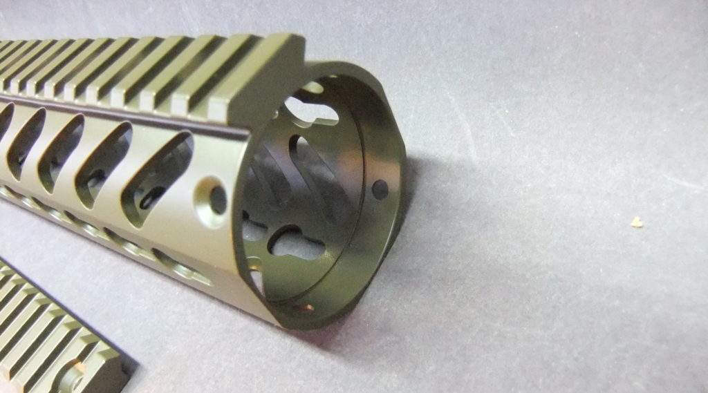 16" Inch Hunting OD Green / Dark FDE KEYMOD Free Float Handguard Fore ...