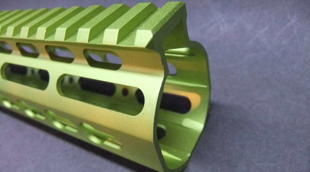 10" Inch AR15 AR-15 Lightweight Slim TOXIC ZOMBIE GREEN Keymod Free ...