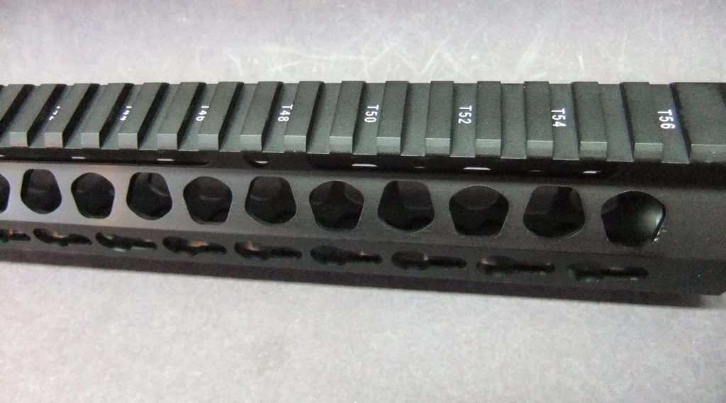 17" AR15 AR Clamp Style Slim Keymod Anodized Free Float Handguard ...