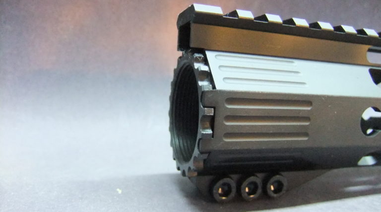 17" AR15 AR Clamp Style Slim Keymod Anodized Free Float Handguard ...