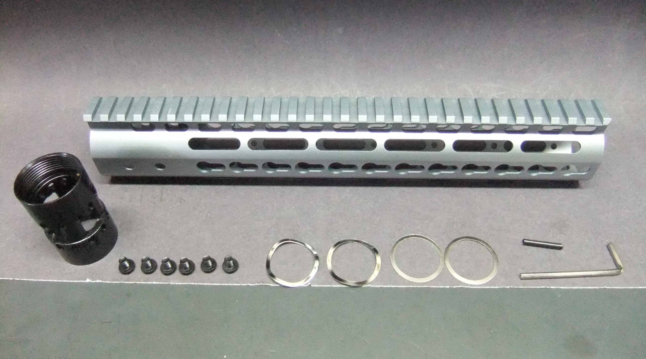 12″ Inch AR15 AR-15 AR Ultra Light Slim Anodized Tactical Gun Metal ...