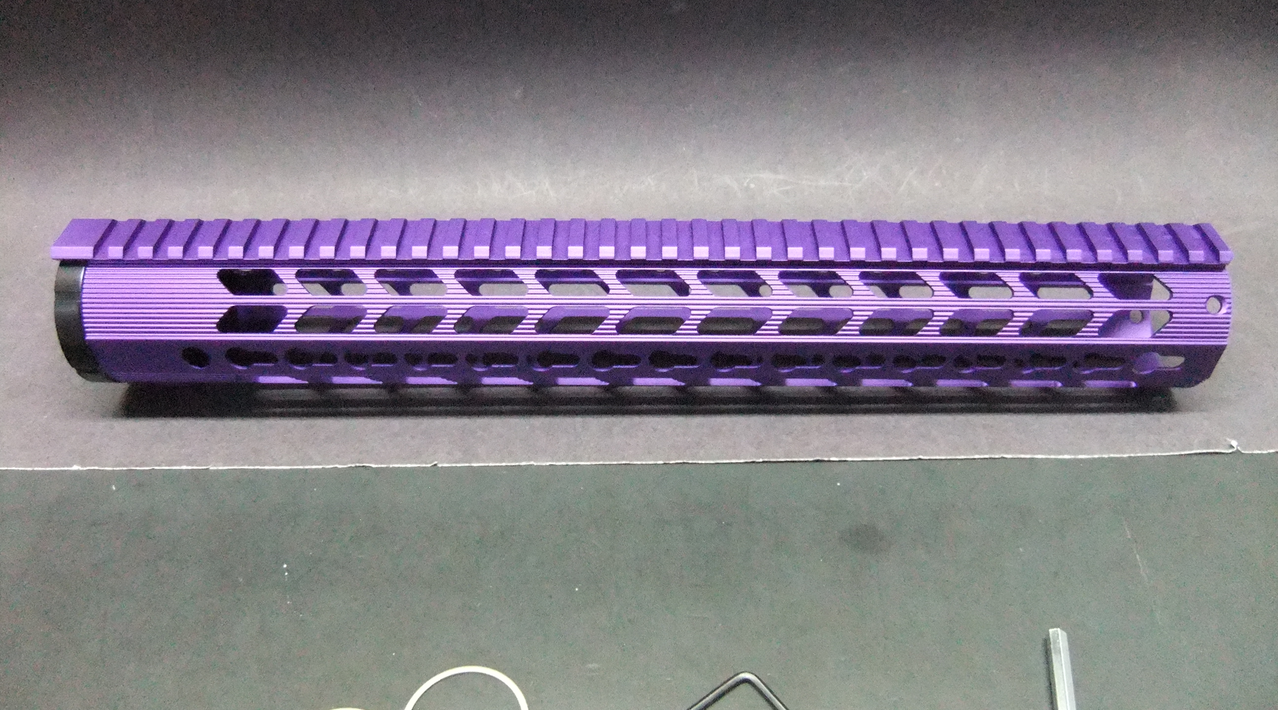 15″ Inch .308 / 7.62 AR10 AR-10 Ultra Light Purple KEYMOD Free Float ...