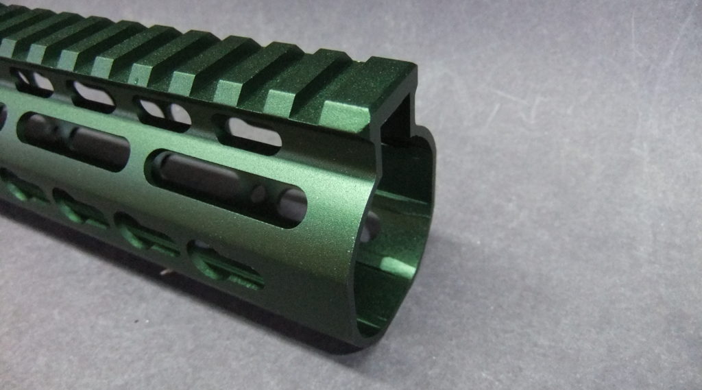 10" Inch AR15 AR Ultra Light Slim COD FOREST WINTER GREEN Anodized ...