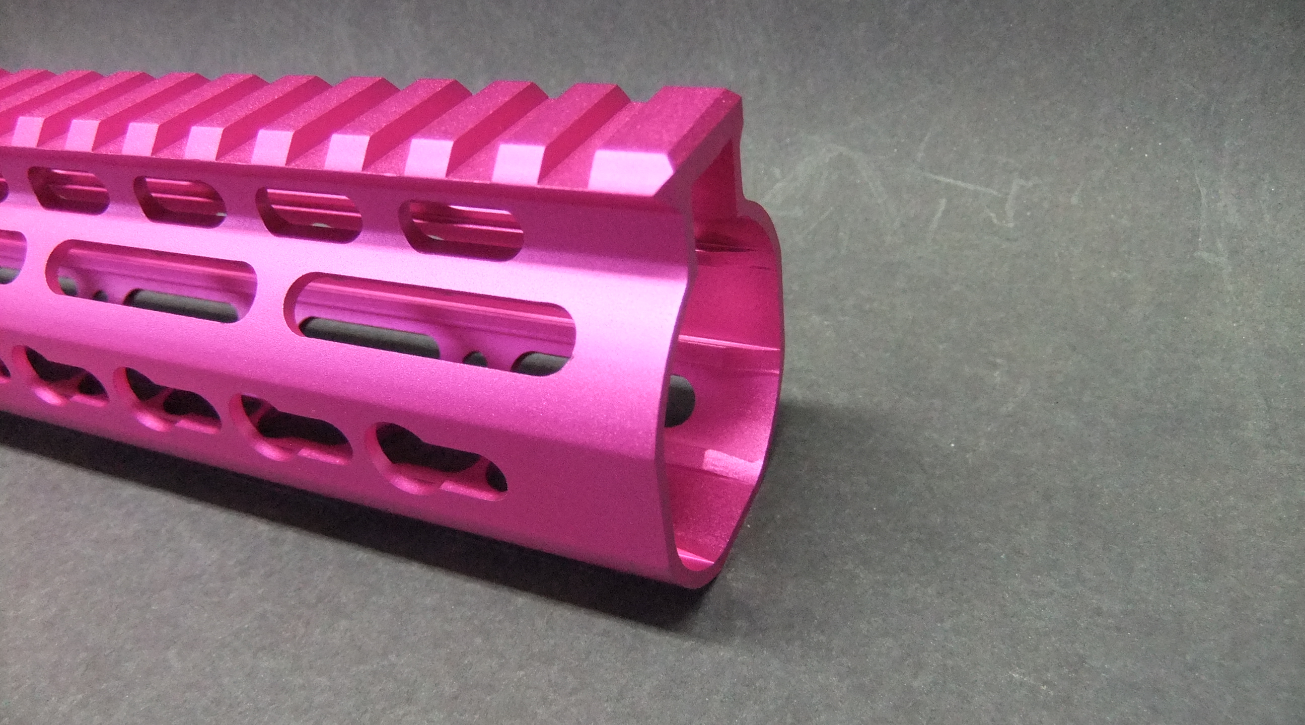 15″ Inch AR15 AR-15 AR Ultra Light Slim Anodized HOT PINK KEYMOD Free ...