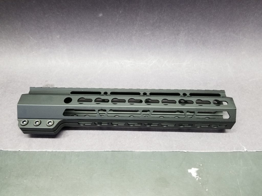 10" Inch AR15 Ultra Light Slim Clamp Style Keymod Skeletal Black ...