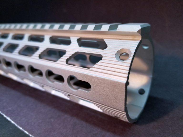 17" Inch .308 / 7.62 AR10 AR-10 HIGH PROFILE Bare Aluminum KEYMOD Free ...