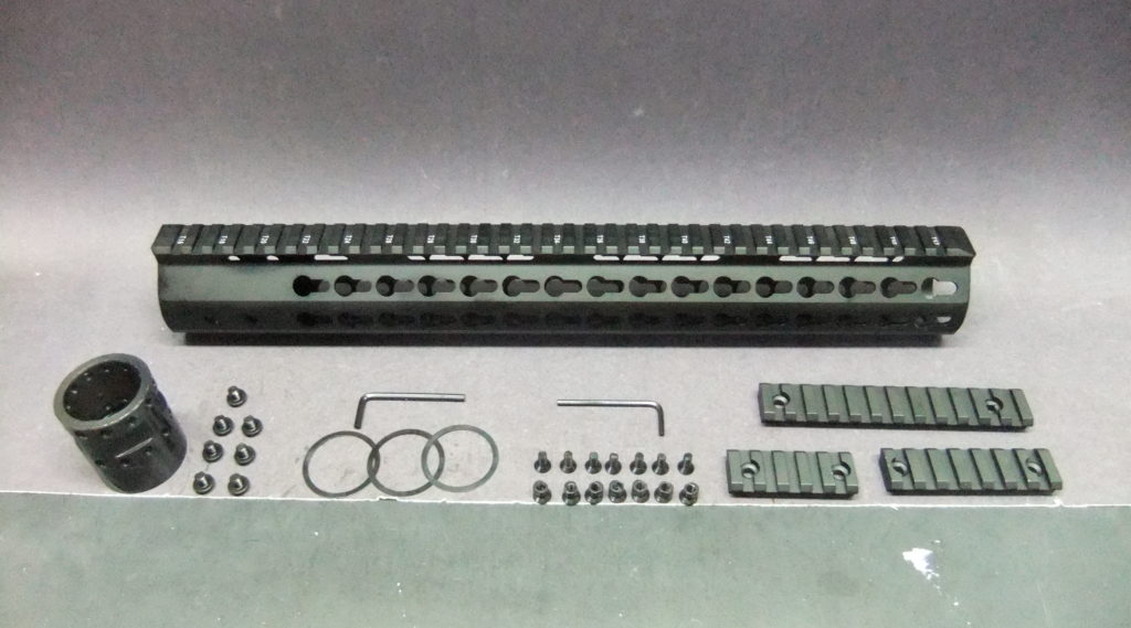 15" Inch .308 / 7.62 AR10 AR-10 High Profile Slim ALL KEYMOD Free Float ...