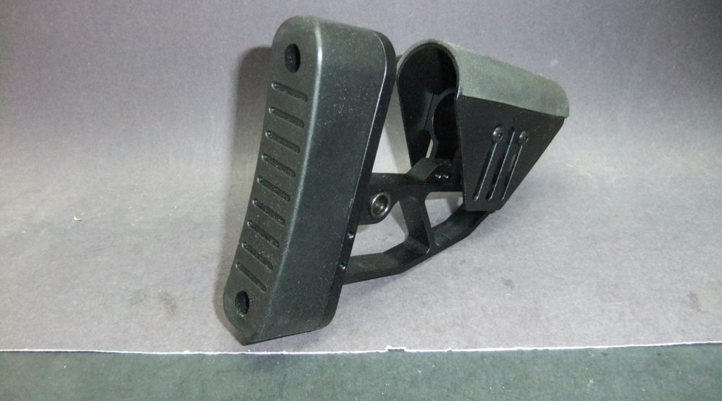 AR15 AR10 Tactical Aluminum Skeleton Minimalist Adjustable Butt Stock ...