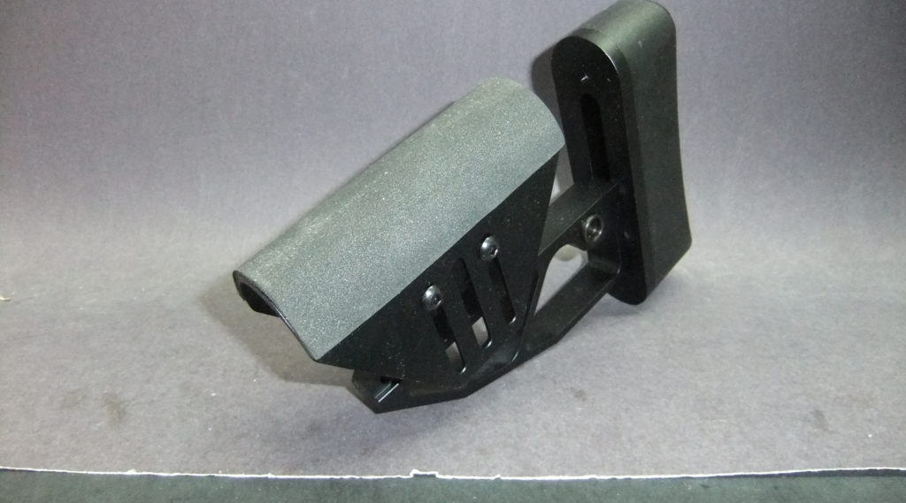 AR15 AR10 Tactical Aluminum Skeleton Minimalist Adjustable Butt Stock ...