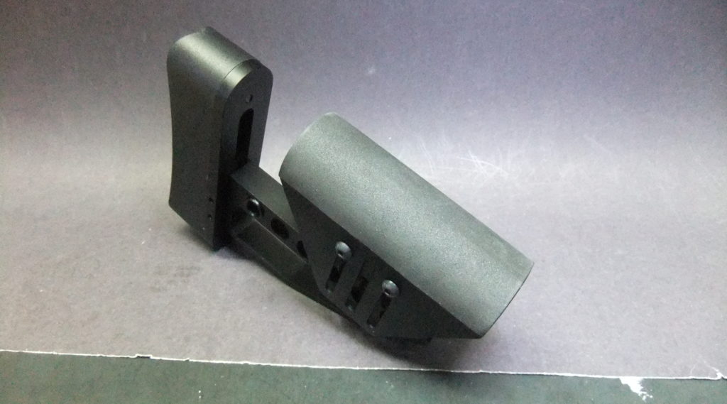 AR15 AR10 Tactical Aluminum Skeleton Minimalist Adjustable Butt Stock ...