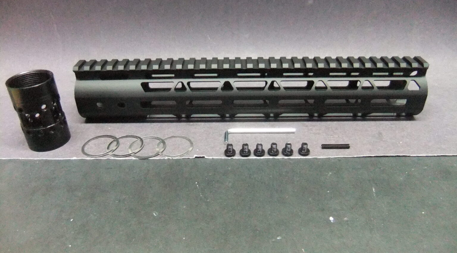 12" Inch AR15 AR9 Ultra Light Slim BLACK MLOK M-LOK Free Float ...