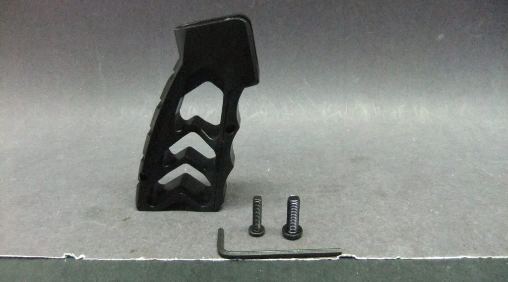 AR15 AR10 Aluminum Skeletonized Minimalist CNC Pistol Grip - Black ...