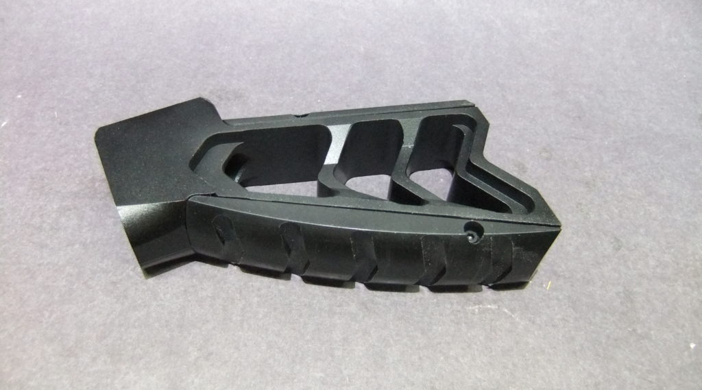 AR15 AR10 Aluminum Skeletonized Minimalist CNC Pistol Grip - Black ...