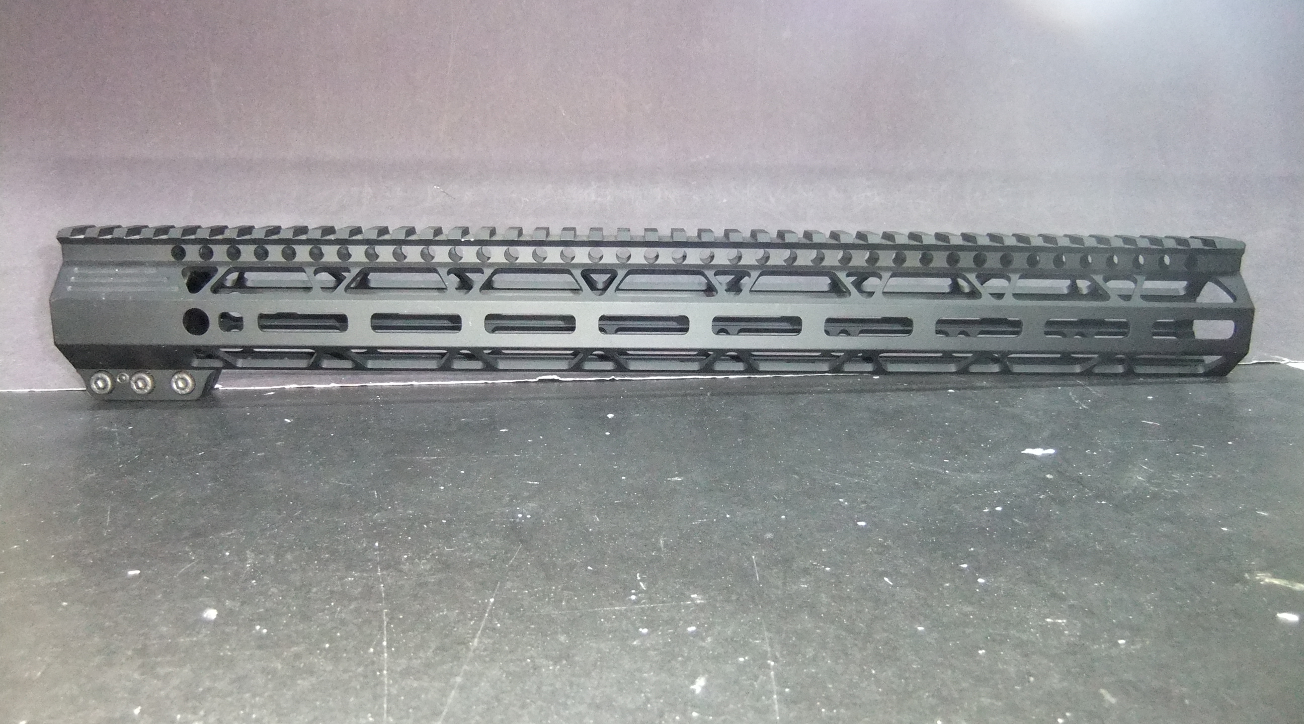 17″ Inch AR15 .223 5.56 556 Ultra Light Slim Clamp Style Black Anodized ...