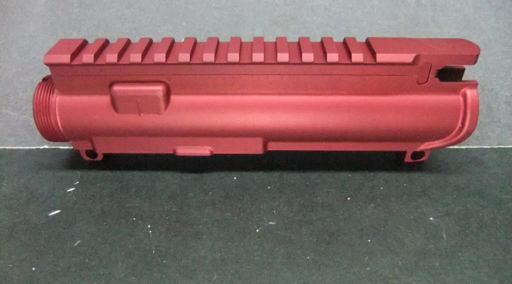AR15 AR-15 AR Red Burgundy Anodized Flat Top Stripped Upper Receiver ...