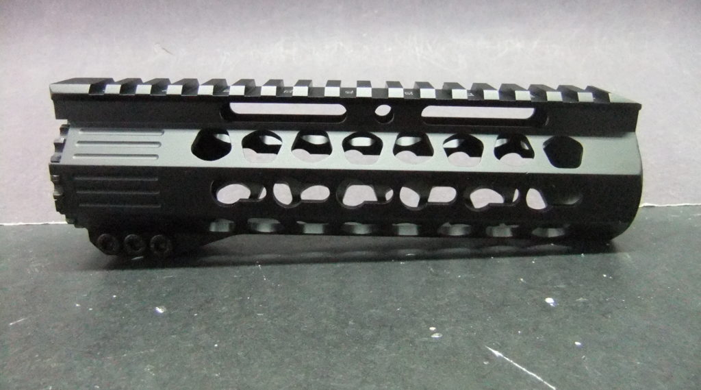 12" Inch AR15 AR Clamp Lightweight Slim Keymod Free Float Handguard ...