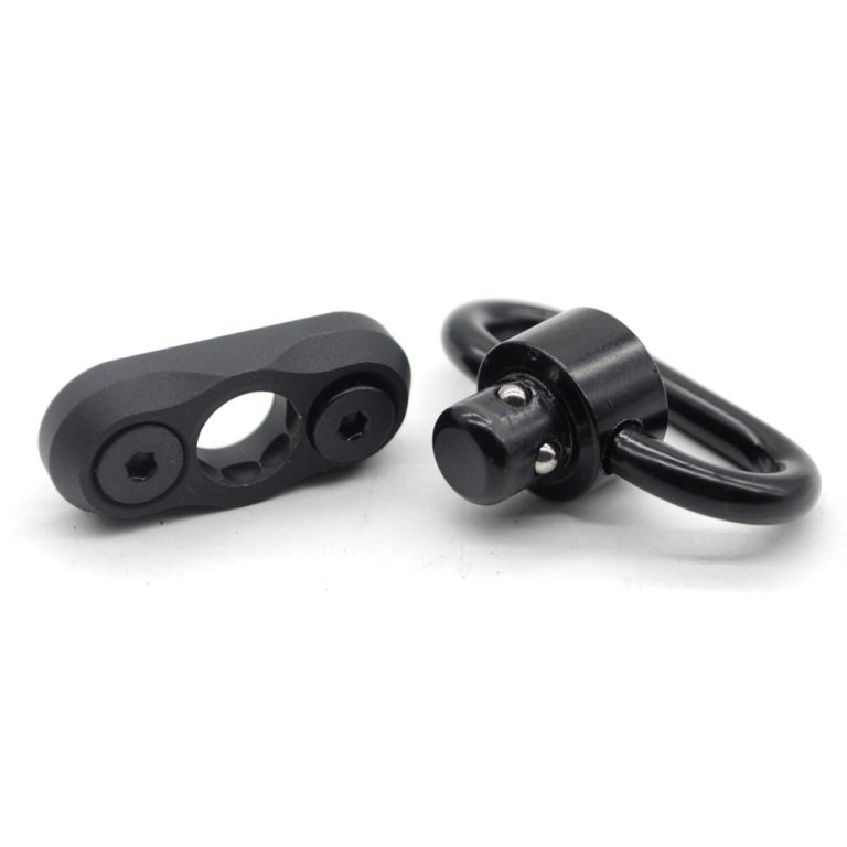 MLOK Push Button Quick Disconnect QD Detach Loop + Sling Mount 1.25 ...
