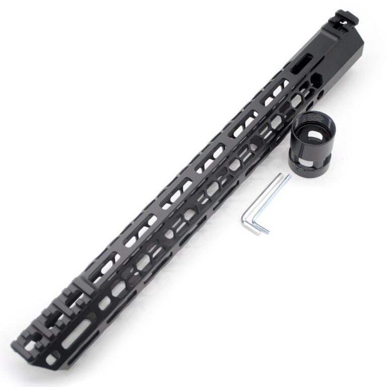 15" AR AR15 Slim Hybrid Split Top Slanted M-LOK MLOK Free Float ...