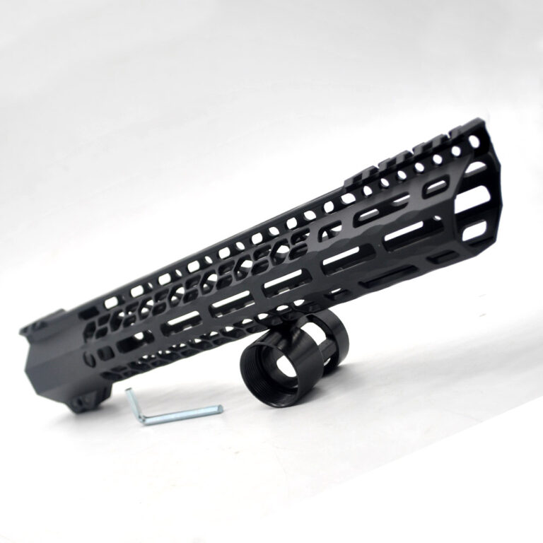 13.5" AR AR15 Slim Hybrid Split Top Slanted M-LOK MLOK Free Float ...