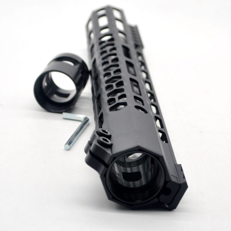 13.5" AR AR15 Slim Hybrid Split Top Slanted M-LOK MLOK Free Float ...