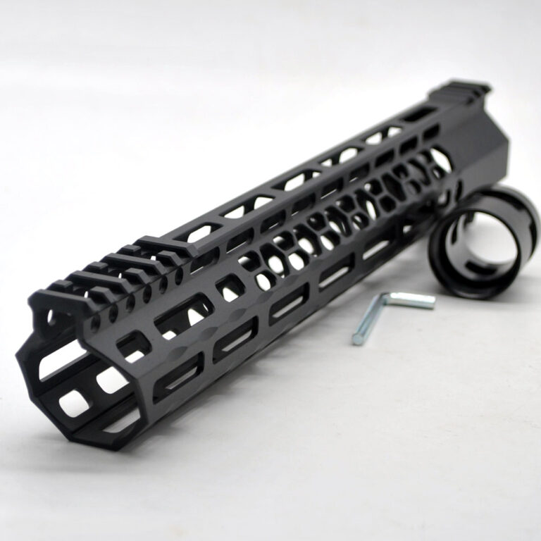 13.5" AR AR15 Slim Hybrid Split Top Slanted M-LOK MLOK Free Float ...