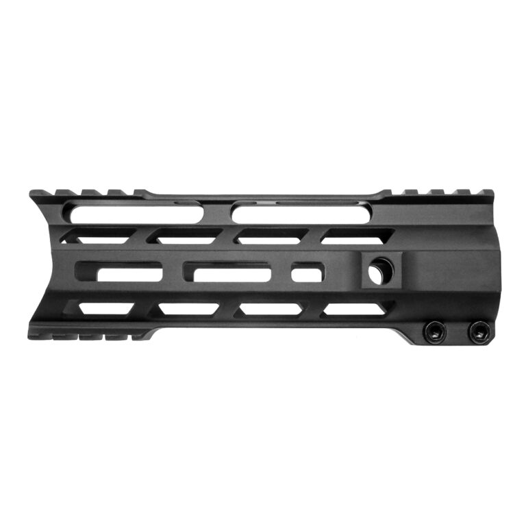 7" Inch AR15 Clamp Hybrid MLOK MLOCK Black Free Float Handguard "C ...