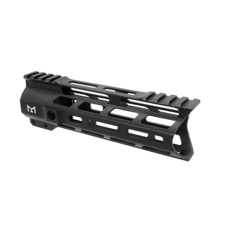 7" Inch AR15 Clamp Hybrid MLOK MLOCK Black Free Float Handguard "C ...