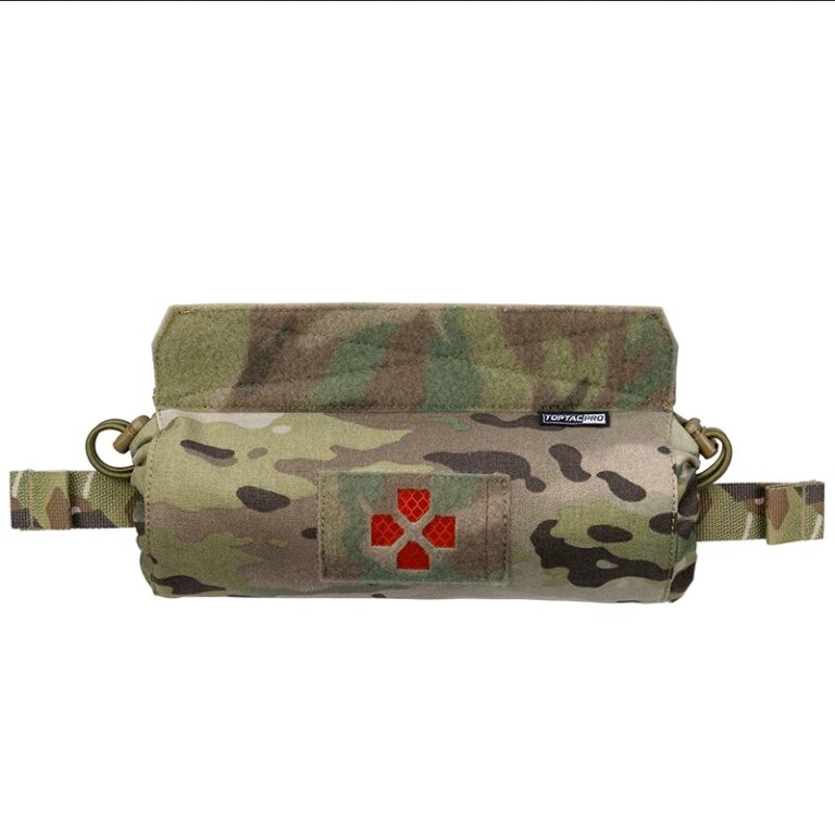 Ambidextrous First Aid Mini Medical Trauma Kit Velcro IFAK Roll Pouch ...