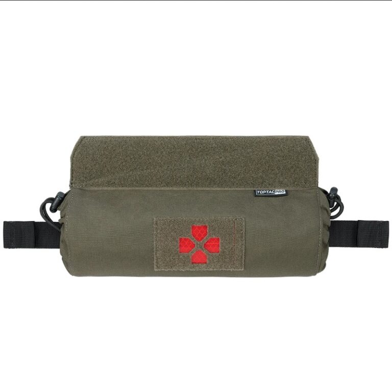Ambidextrous First Aid Mini Medical Trauma Kit Velcro IFAK Roll Pouch ...