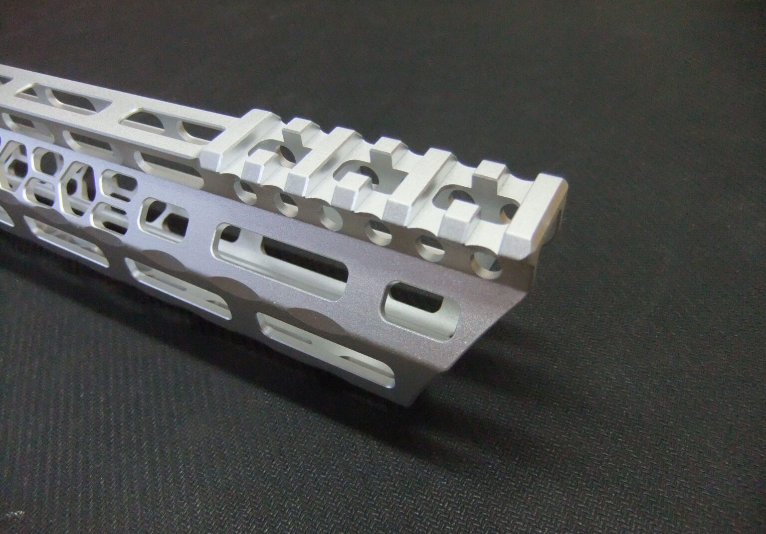 15" AR AR15 Slim Clamp Hybrid Split Top Slanted M-LOK MLOK Free Float ...